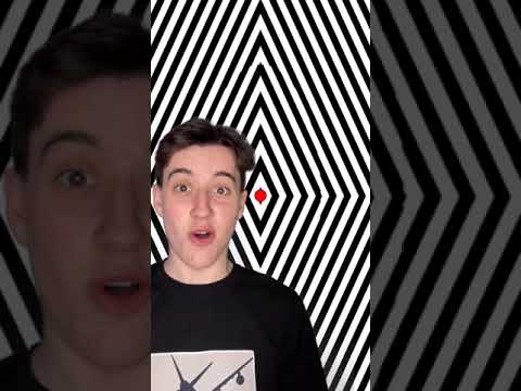 An optical test: what happens when you stare at a single dot