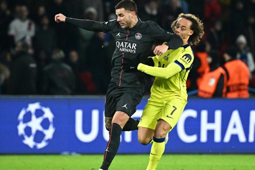 Luis Enrique après le carton rouge reçu par Lucas Hernandez en fin de ...