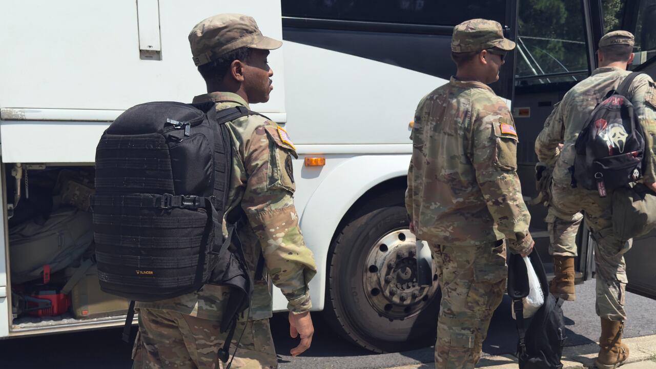 S.C. National Guard members scheduled to return to Washington
