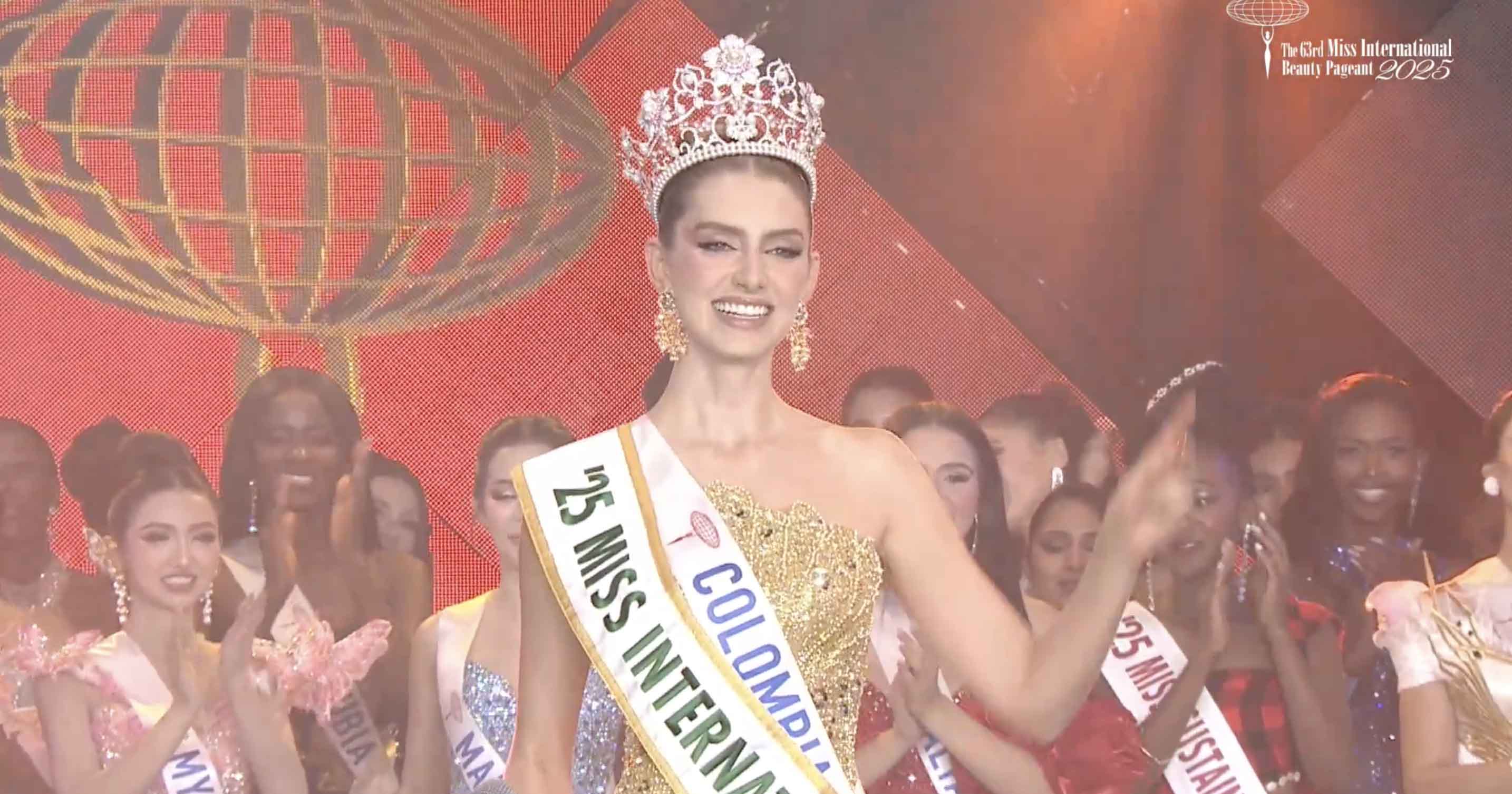 Colombia's Catalina Duque wins Miss International 2025