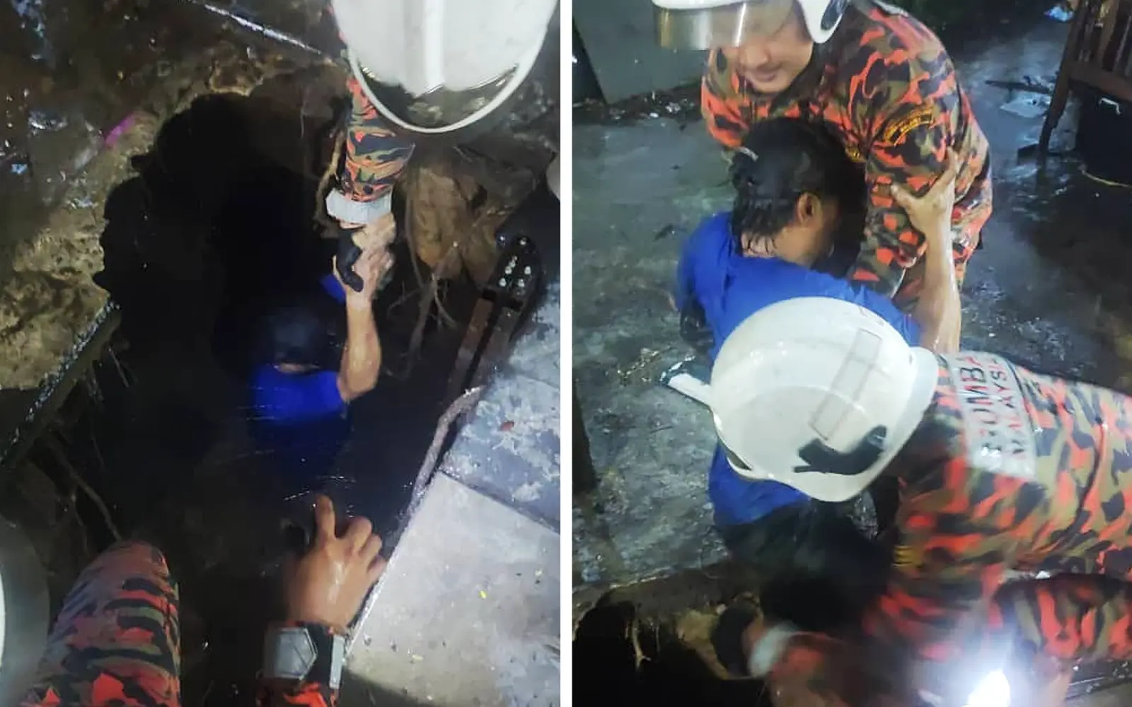 Man injured after falling into sinkhole in Ara Damansara