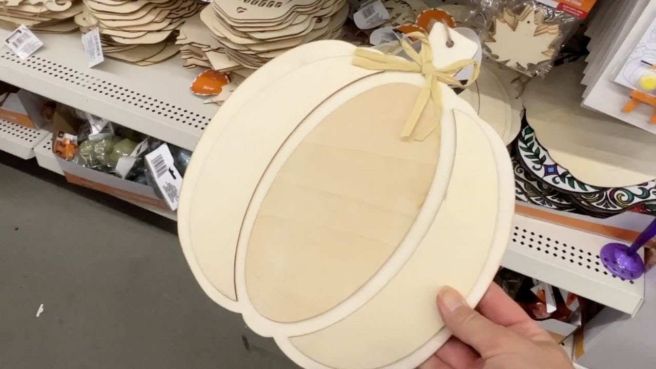 Everyone will be buying Dollar Store wooden pumpkins when they see this ...