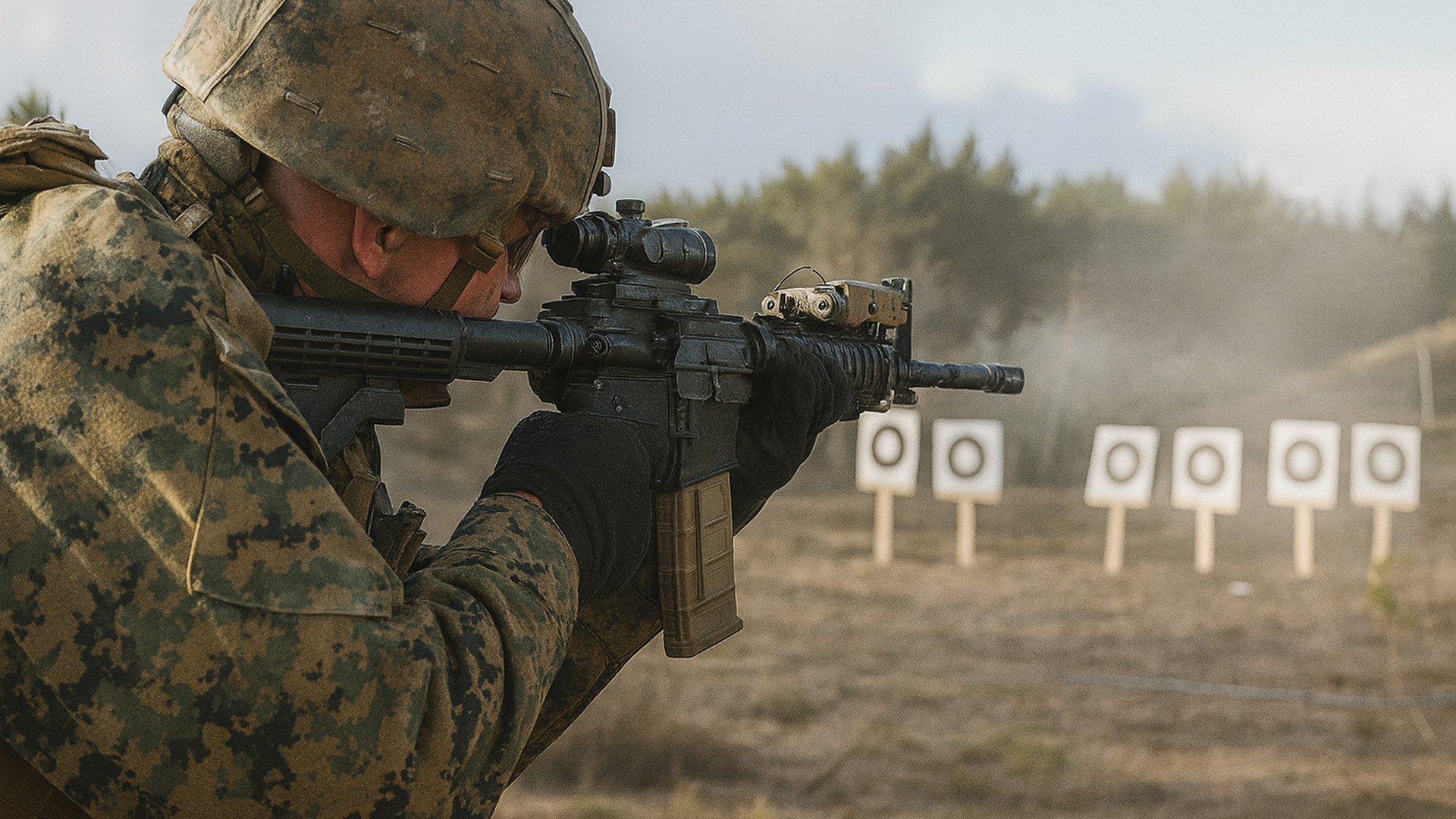 Les Marines perfectionnent leur tir lors de l’entraînement Table 5