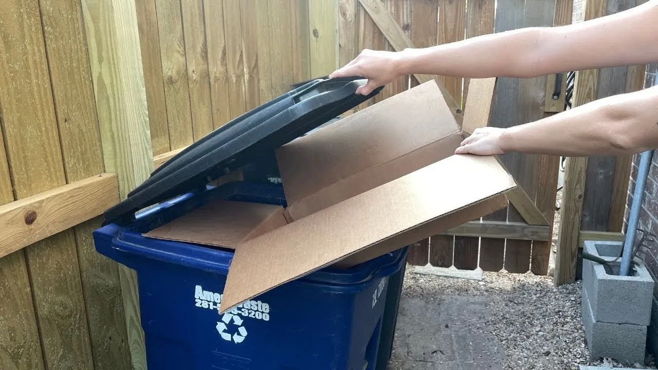 Save your leftover cardboard box for this genius storage idea!