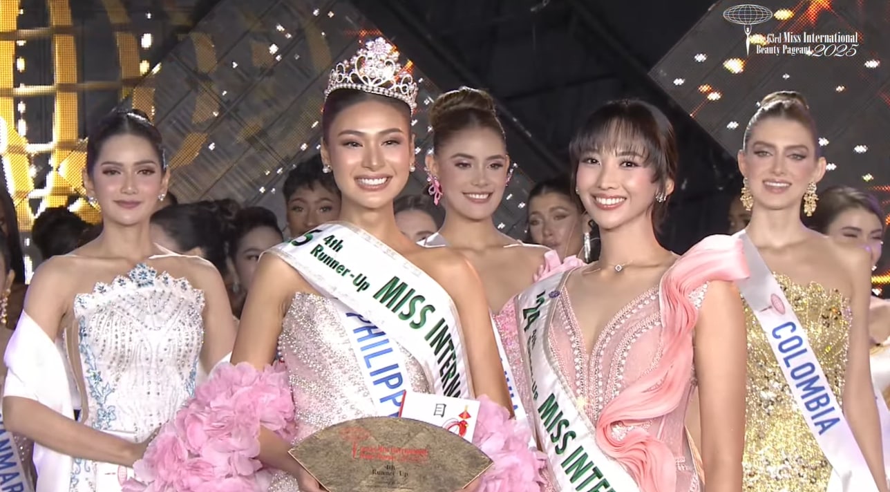 Colombia wins Miss International 2025; PH's Myrna Esguerra finishes as ...