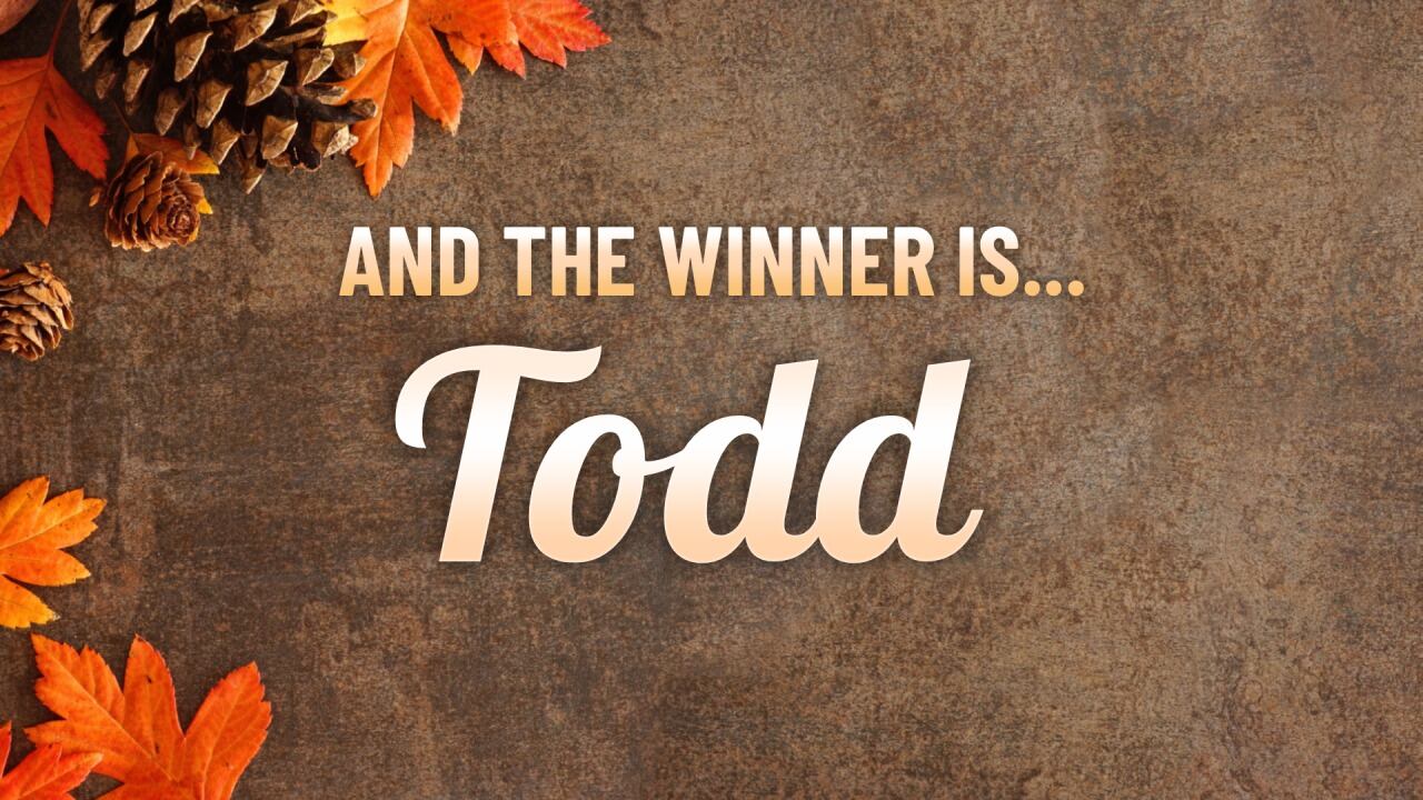 Side Dish Shuffle: Todd wins WABI’s Thanksgiving Day cook off!
