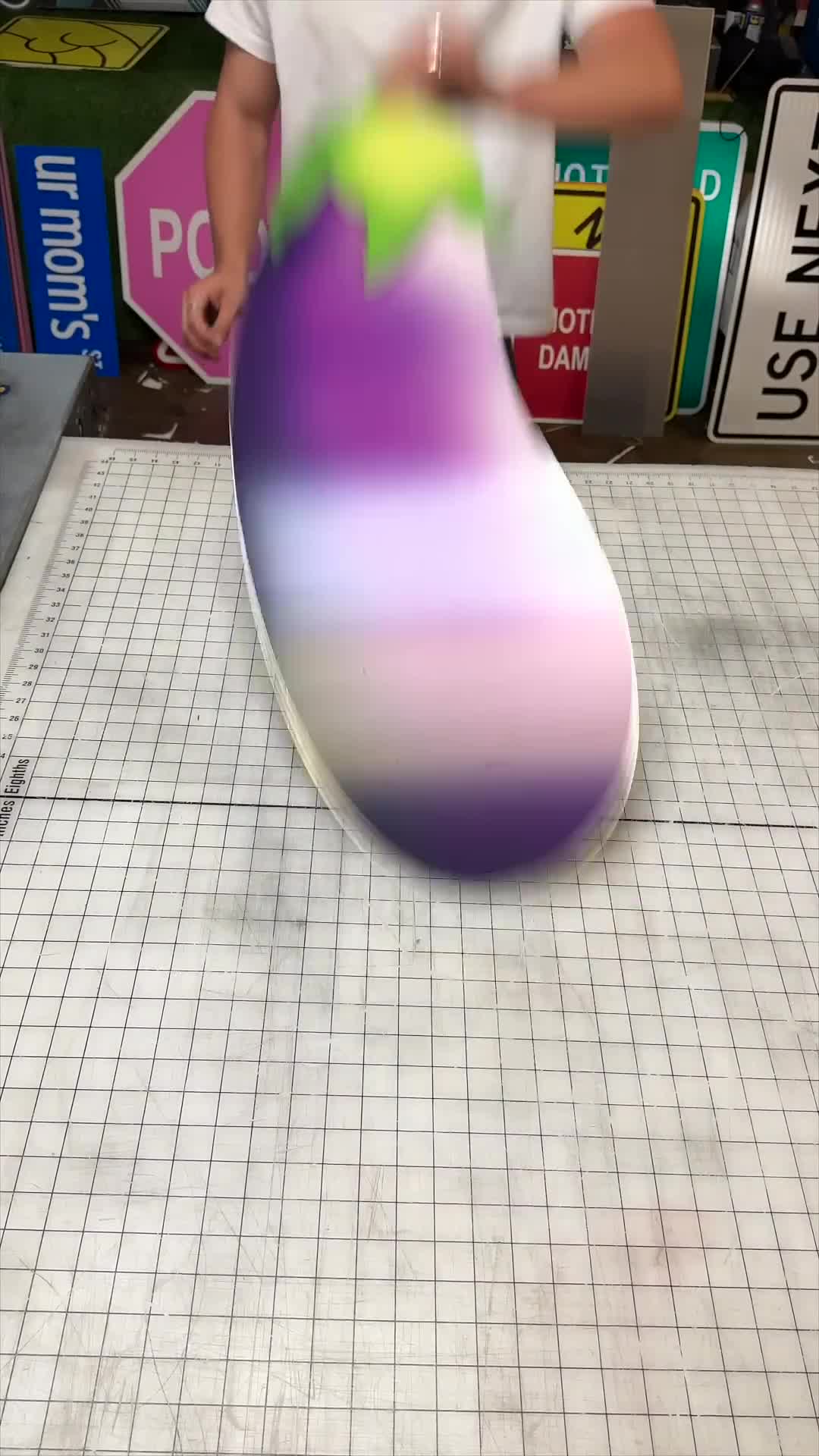 The sign guy returns 🤯 (what should I make next?)