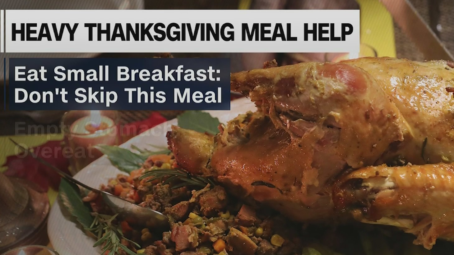 How to prep for a heavy Thanksgiving meal