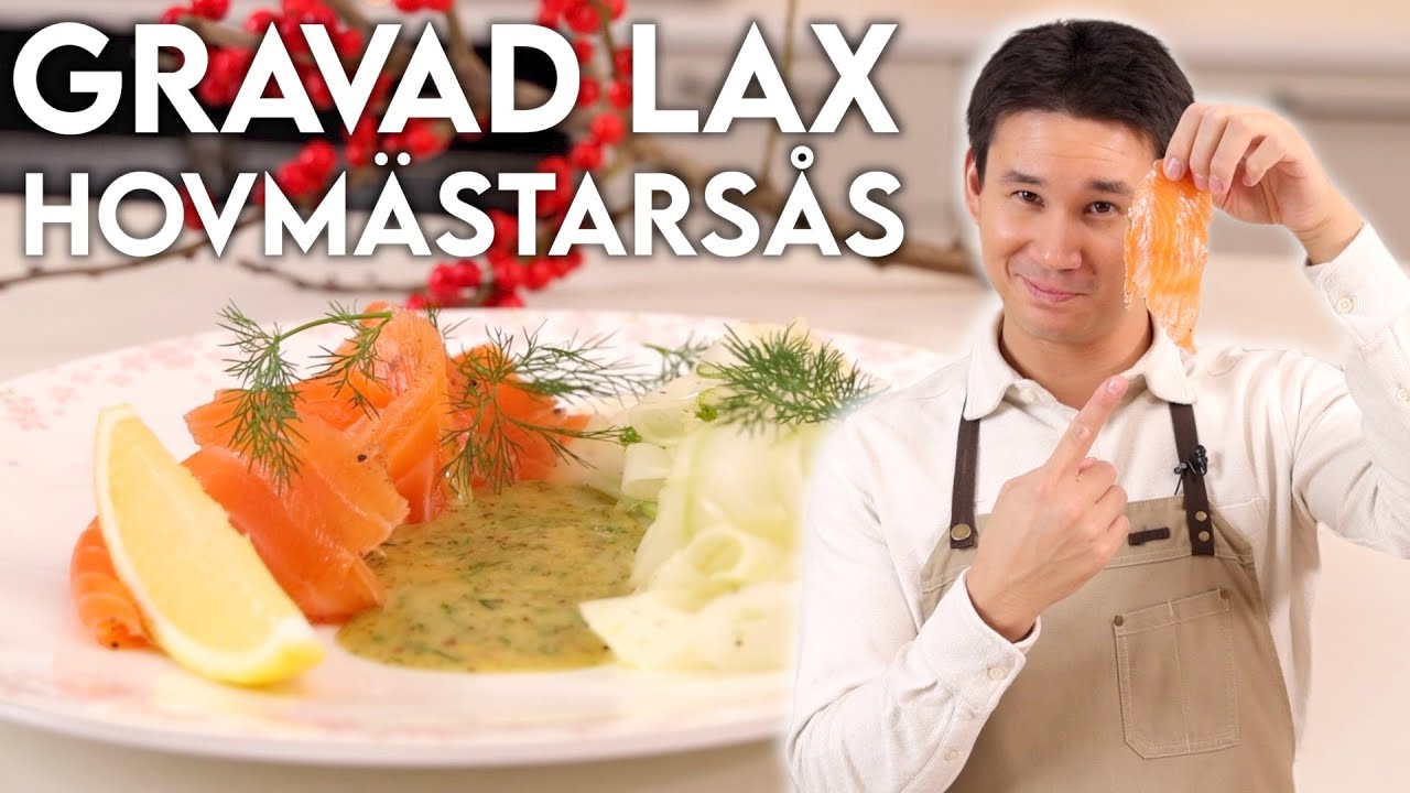 Gravad Lax med Hovmästarsås recept - Filip Poon