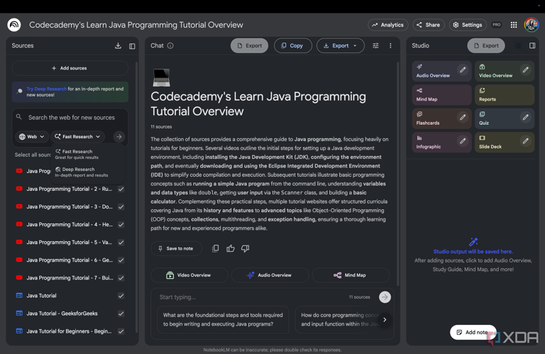 NotebookLM has stopped feeling like NotebookLM, and I'm still deciding ...