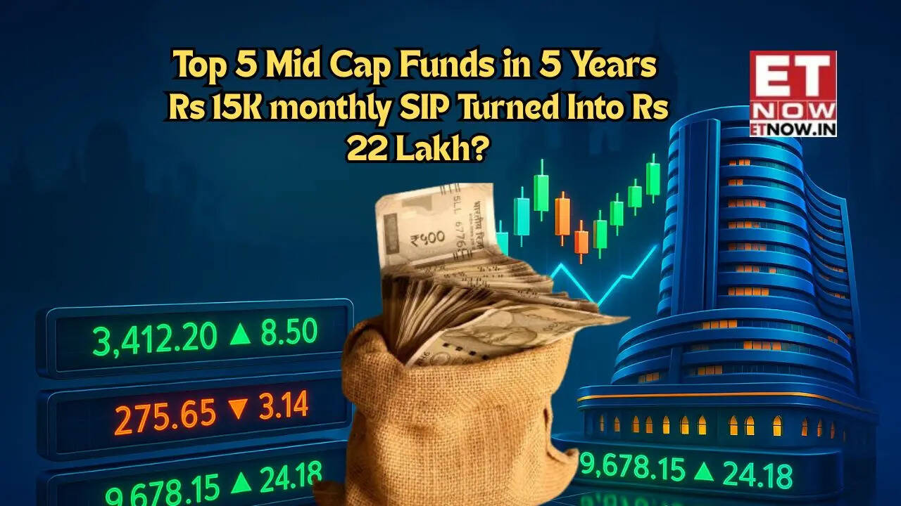5 Mid cap mutual funds with highest returns in 5 years: Rs 15,000 ...