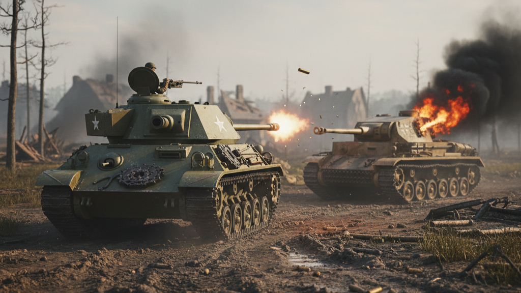 When a U.S. Tank Destroyer Fought a Nazi Supertank