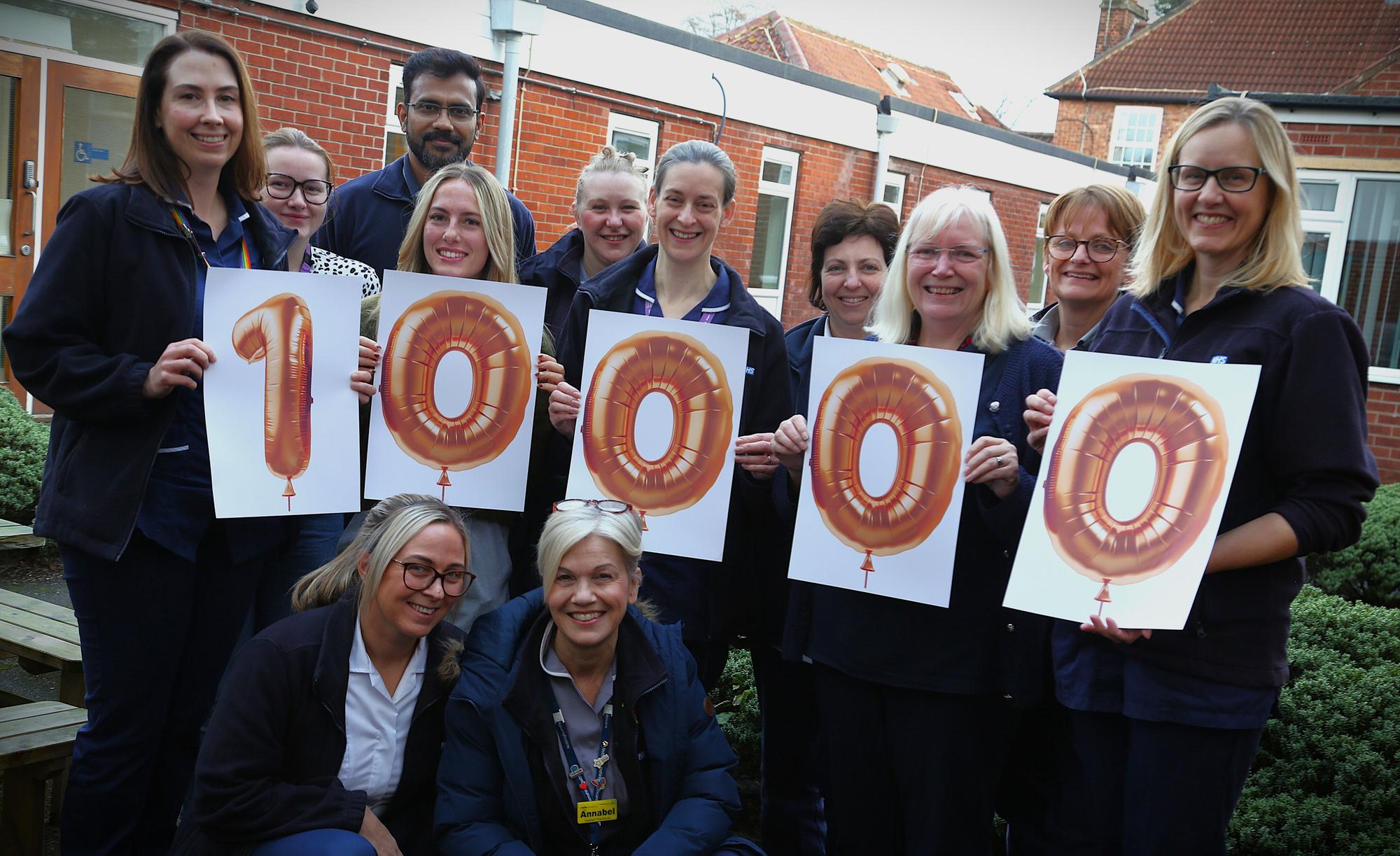 NHS Trust reaches 10,000 feedback milestone and ranked first in the ...
