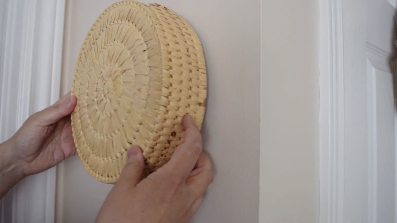 Why she sticks a wicker basket on her wall (this is brilliant!)