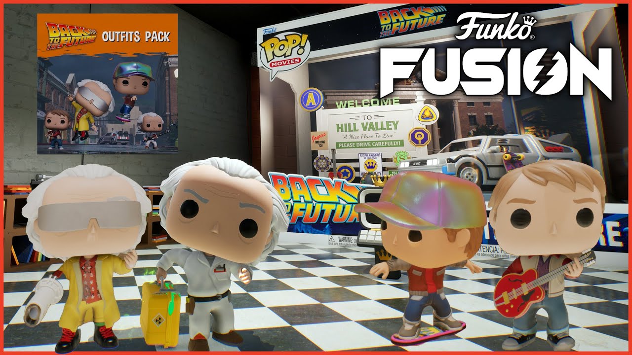 Funko Fusion Back to the Future 2 outfits DLC gameplay