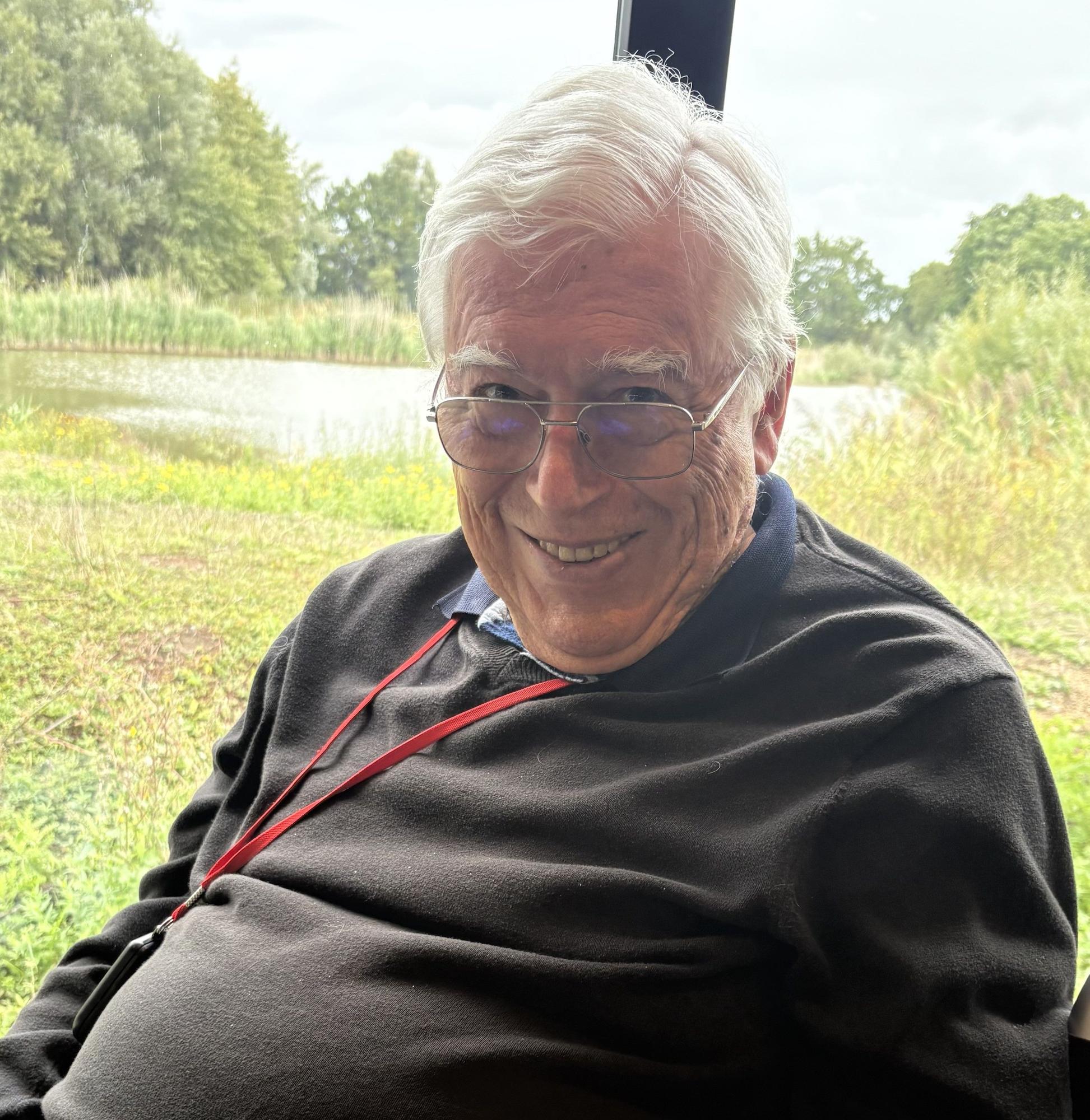 DAVID LAZENBY, CBE, RESIDENT AT BERNARD SUNLEY CARE HOME IN WOKING ...