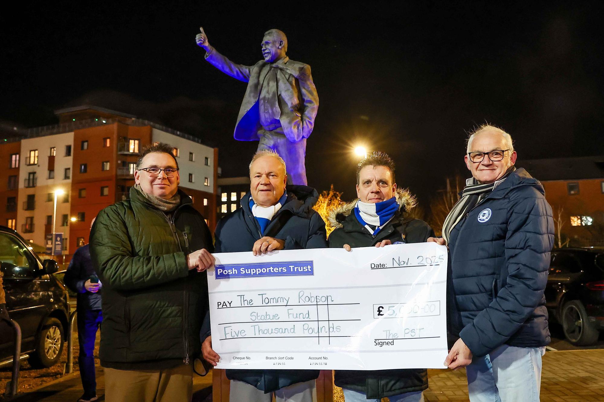 The Peterborough Supporters Trust has donated £5,000 to the Tommy ...