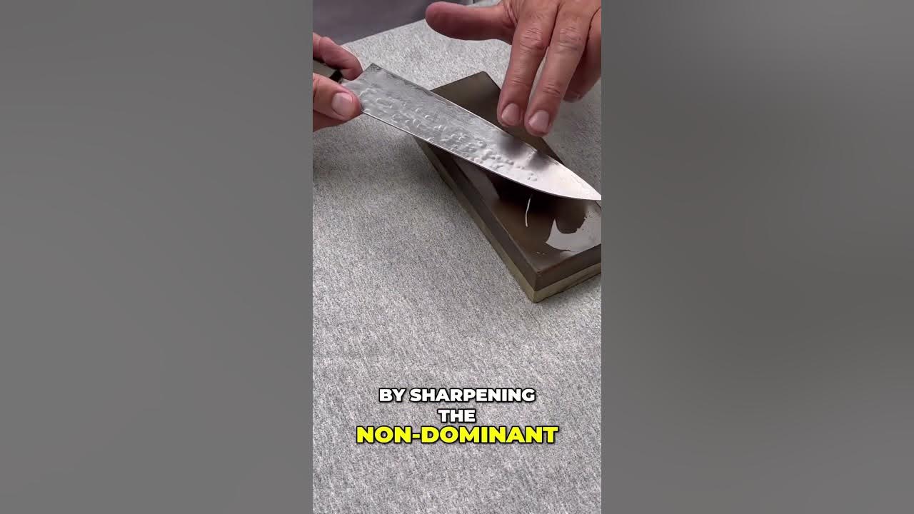 Sharpen Japanese Knives Like a Pro #shorts