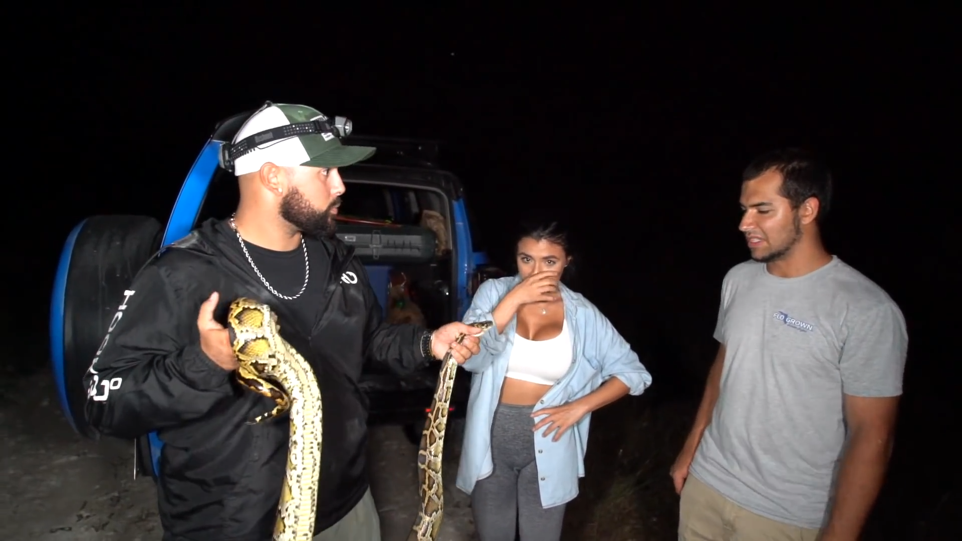 Hunting massive invasive snakes with a bow turned insane fast