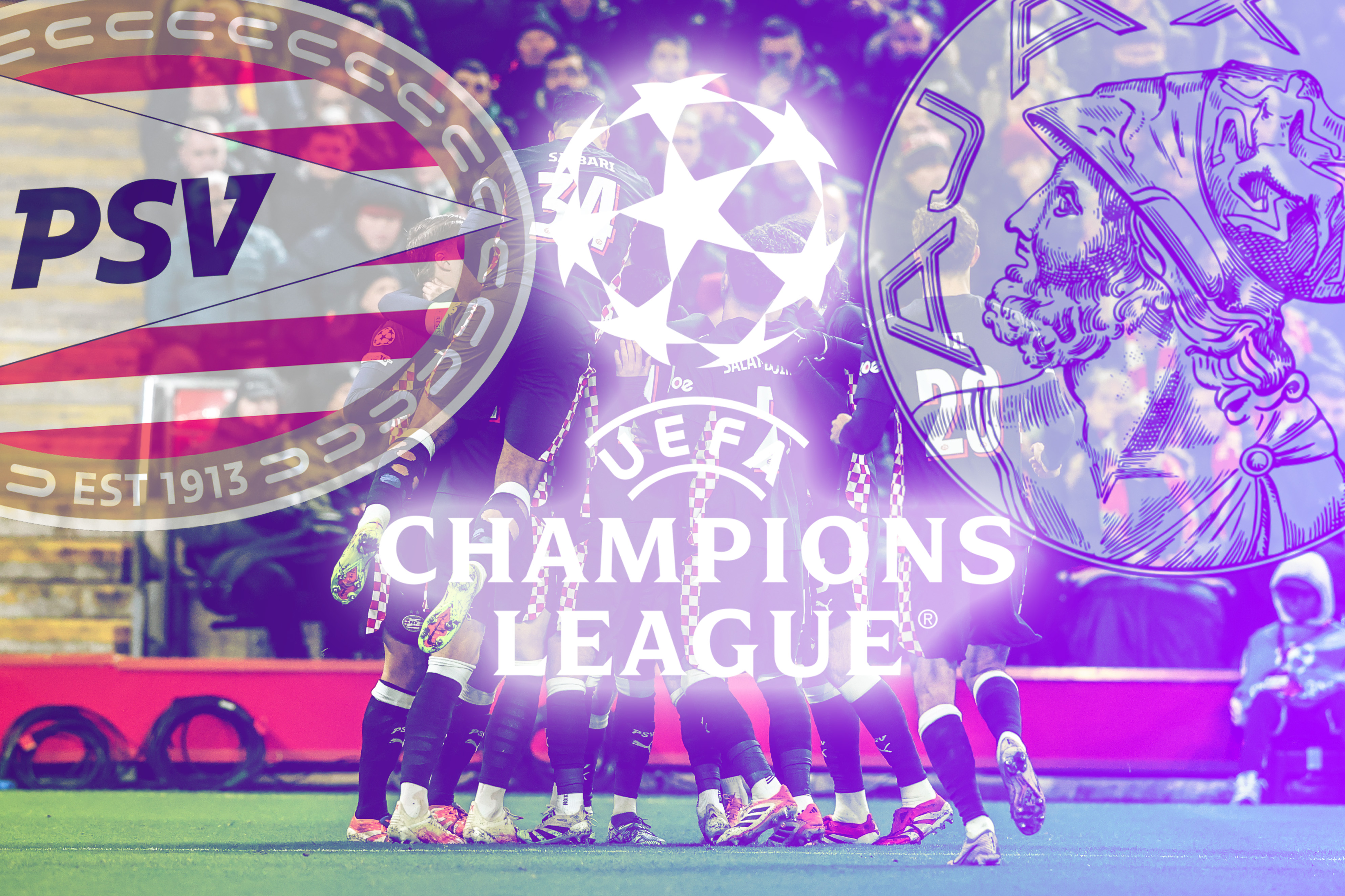 Dit is het resterende programma van PSV en Ajax in de Champions League
