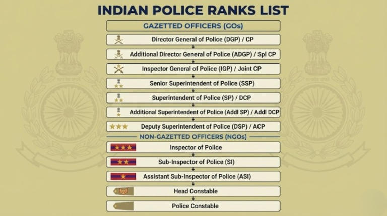 Police Ranks in India: Complete Hierarchy Explained