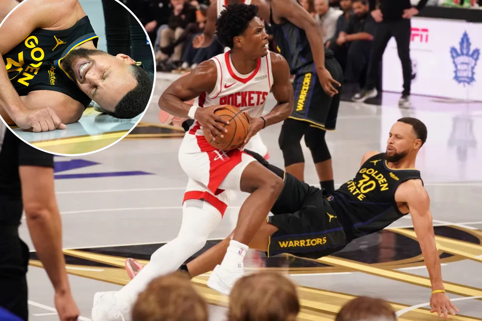 Steph Curry limps out of game with quad injury in scary Warriors scene