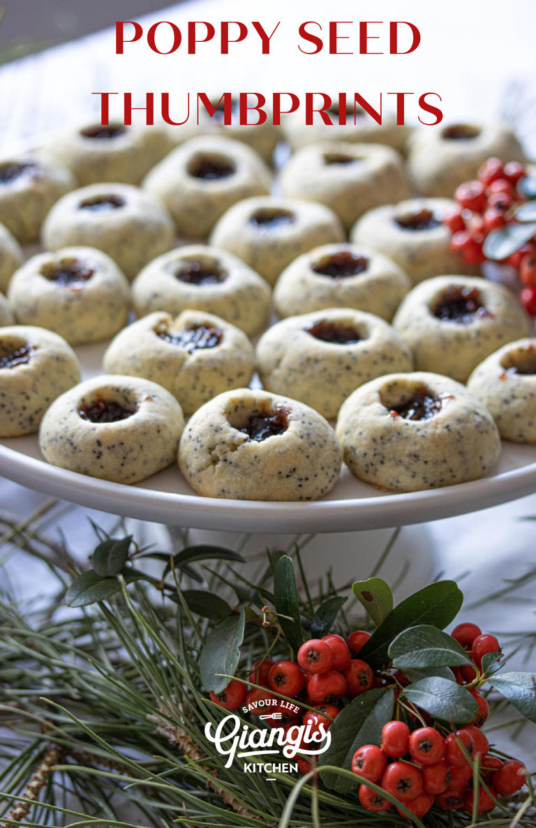 The Best Poppy Seed Thumbprints Cookies Ever