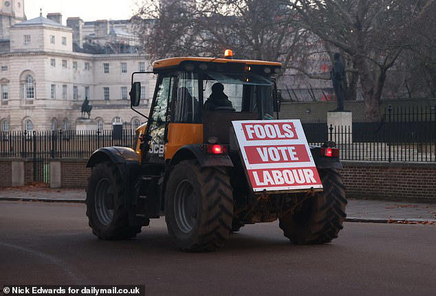 Two farmers arrested and tractor seized by police at Westminster ...