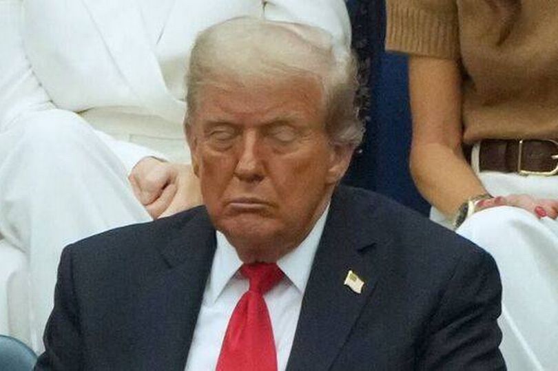 Donald Trump accused of dozing off mid-meeting as critics declare 'MAGA ...