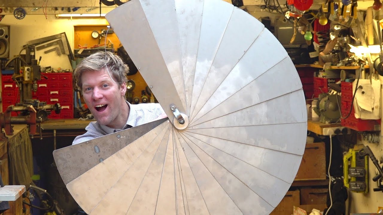 I built a fold-out shield to face a flamethrower!