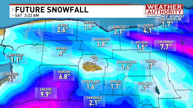 Windy, local snow for Thanksgiving
