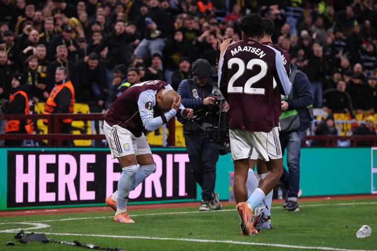 Inside violence of Aston Villa vs Young Boys as fans punch police and ...