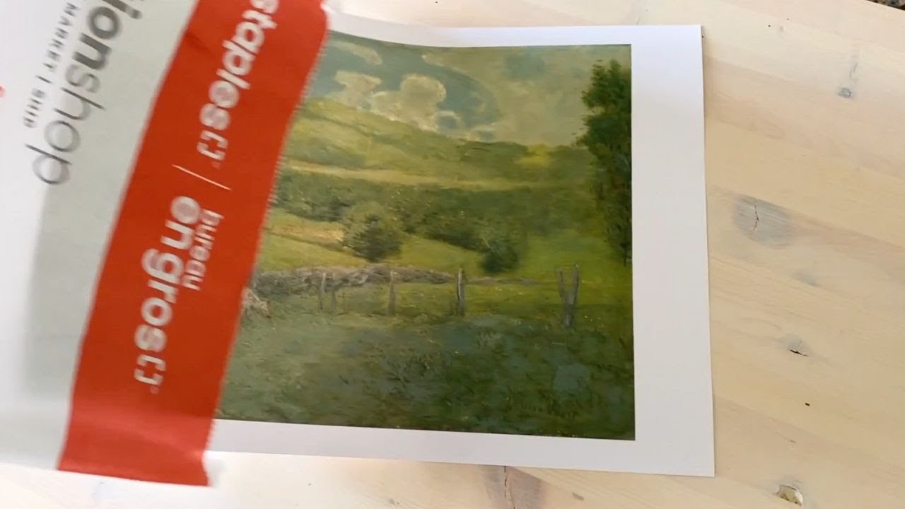 Fake an expensive look with this brilliant wall art idea!