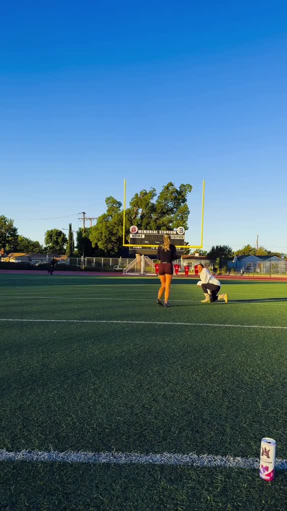 Can a Soccer Player Nail a 40-Yard Field Goal?