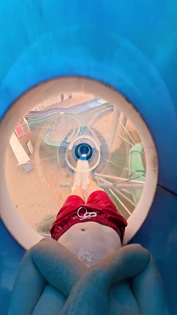 Racing Down Europe’s Fastest See-Through Waterslide!