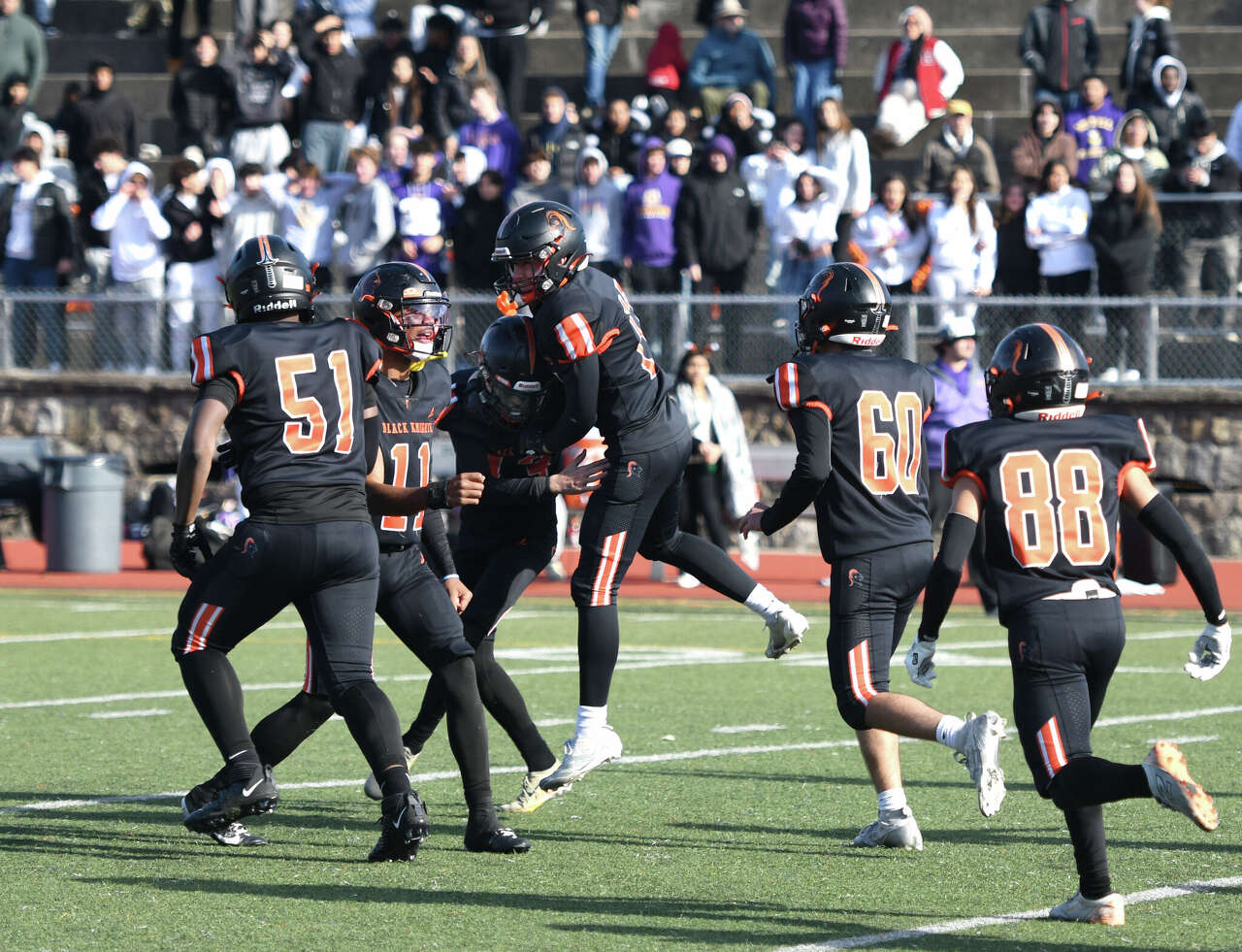 Photos: Stamford High School football defeats Westhill on last-second ...