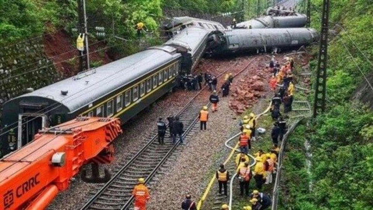 China's worst rail tragedy in a decade: Test train mows down 11 railway ...