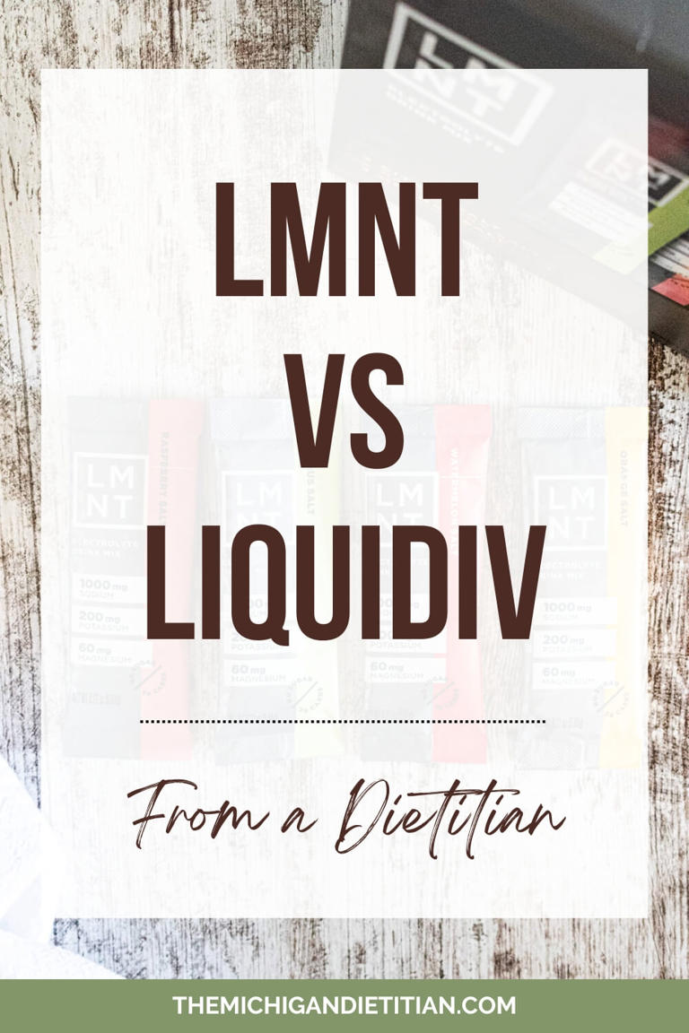 LMNT vs LiquidIV: The Nutrition Difference From a Dietitian