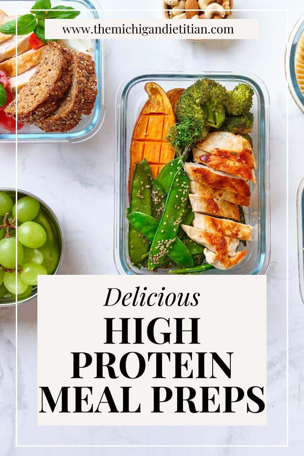 Delicious High Protein Lunch Meal Preps