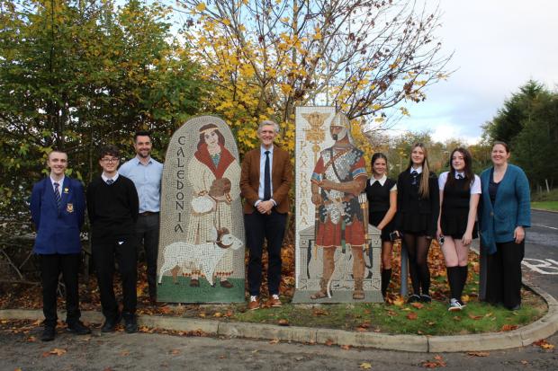 'The mosaics look amazing': Pupils bring Cumbernauld's Roman Legacy to life