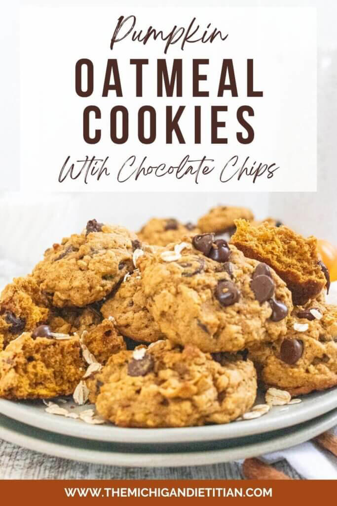 Pumpkin Oatmeal Cookies with Chocolate Chips