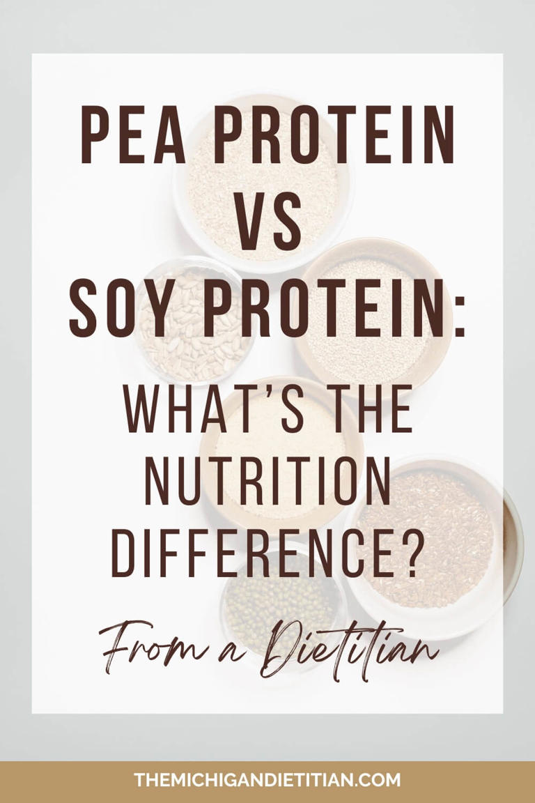 Pea Protein vs Soy Protein: What's The Nutrition Difference?