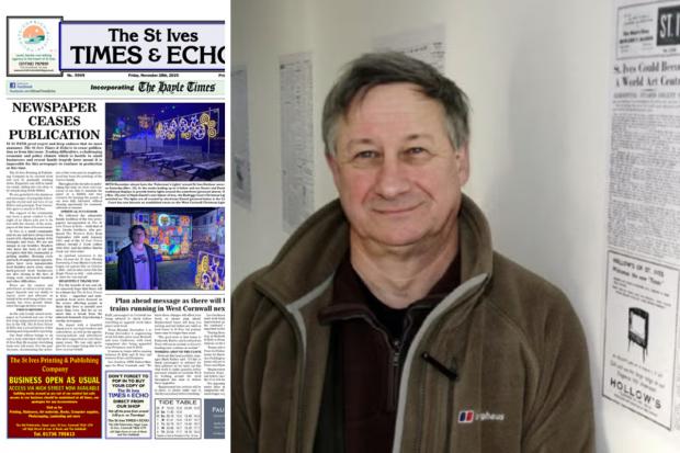 St Ives Times & Echo closes after 126 years following death of editor