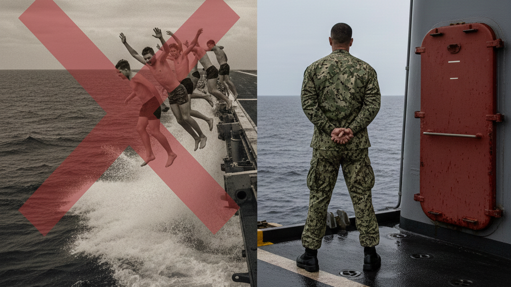 The Strange Traditions and Hidden Dangers Behind Navy Swim Calls