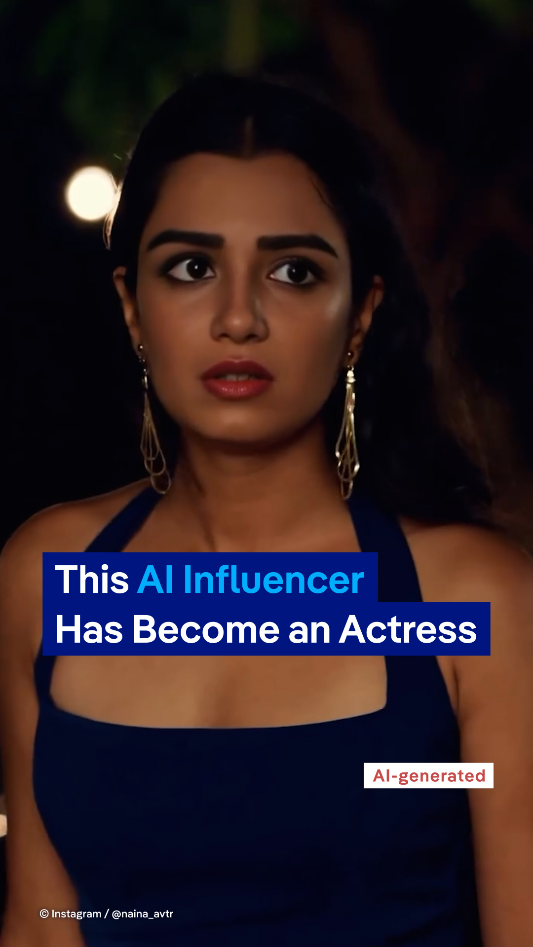 India's AI influencer Turning Actress - Naina