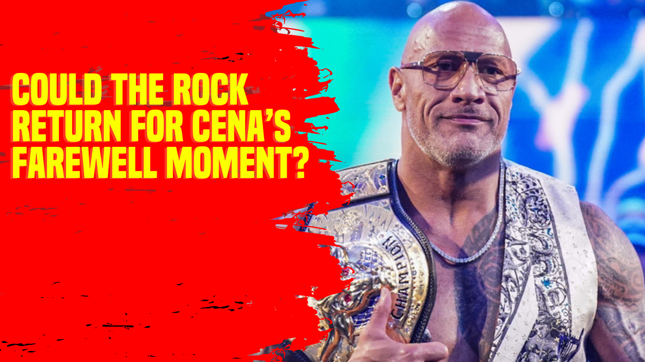 Could The Rock return for Cena’s farewell moment #TheRock #JohnCena #WWE
