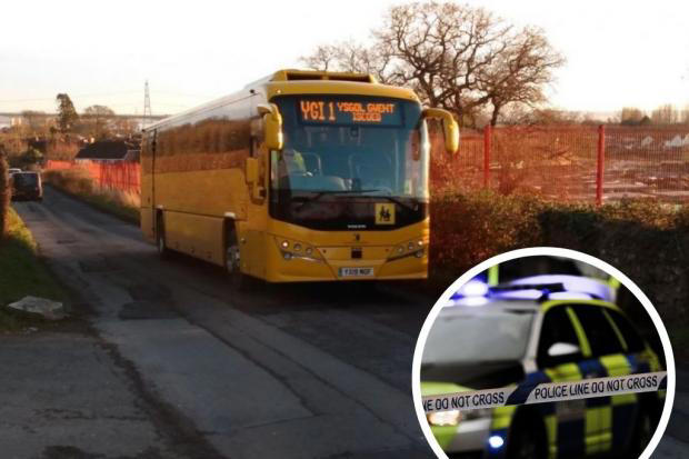 Gwent school bus collides with van; van driver arrested after failing ...