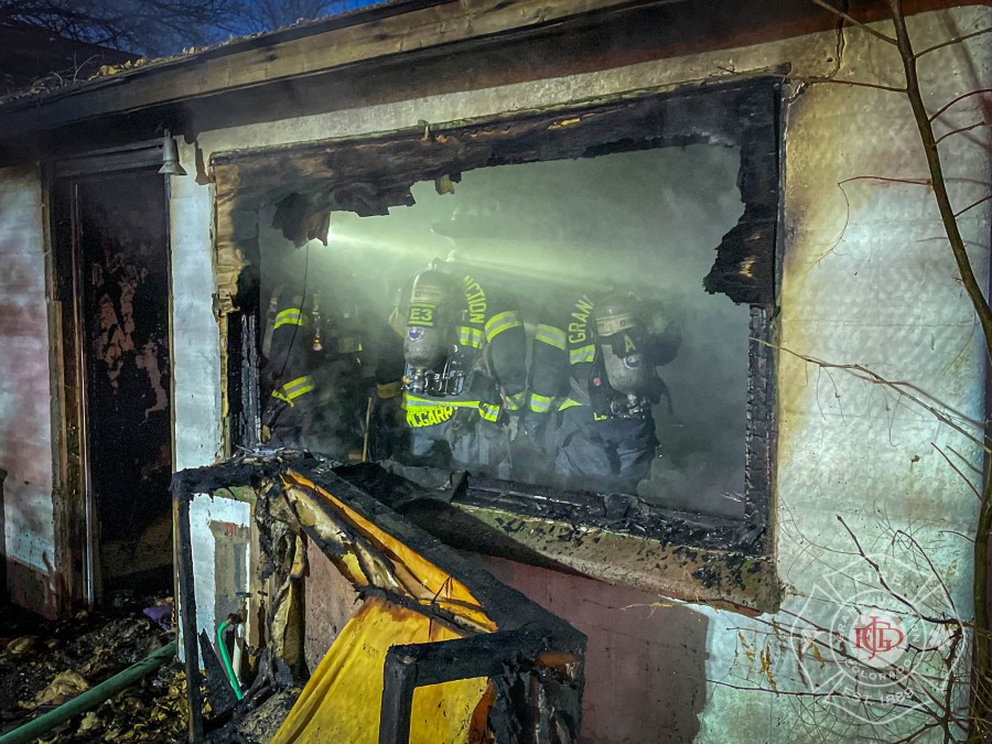 Same house catches fire, building becomes fully involved