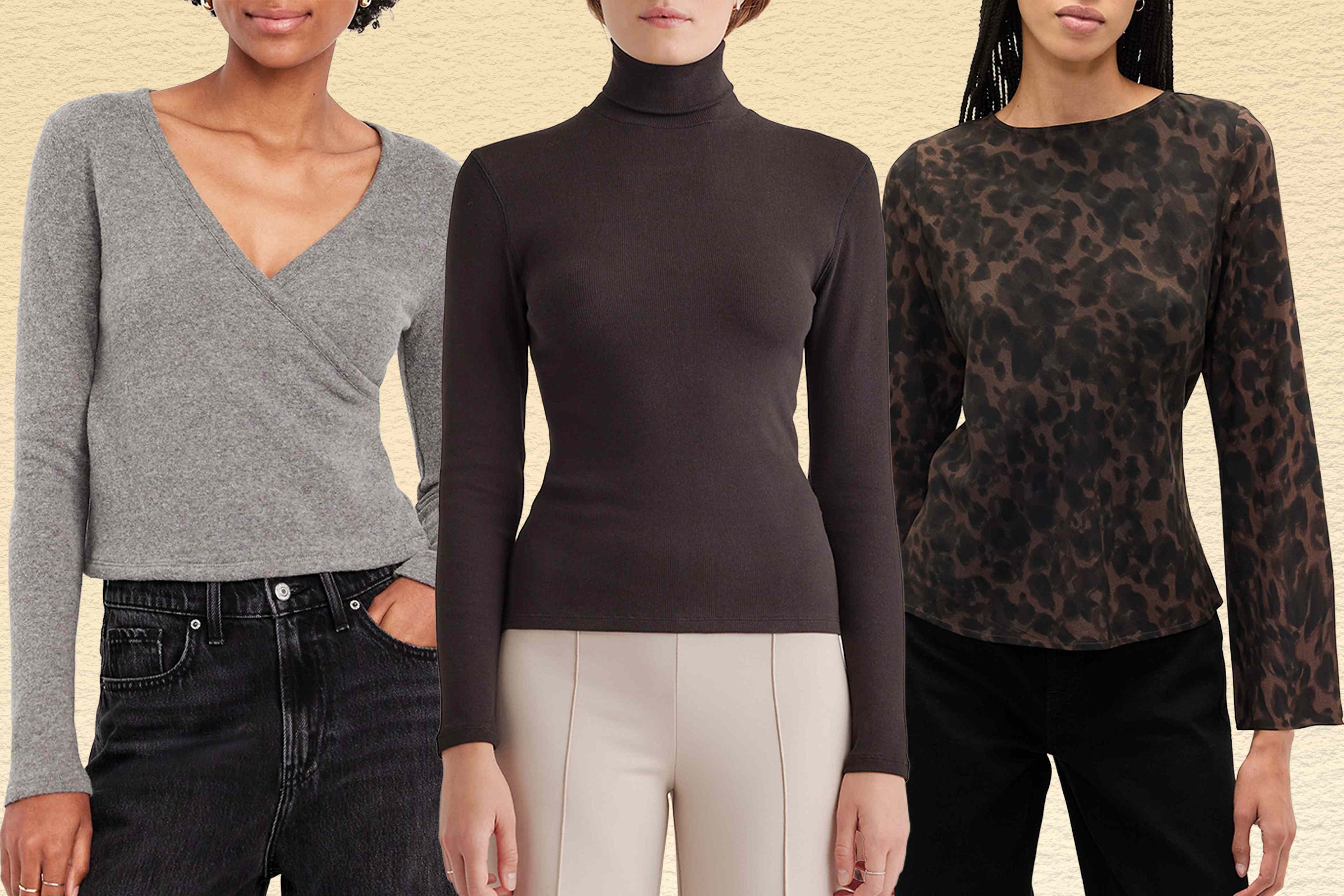 These Stylish Long-Sleeve Tops Will Become Your Winter Wardrobe MVPs ...