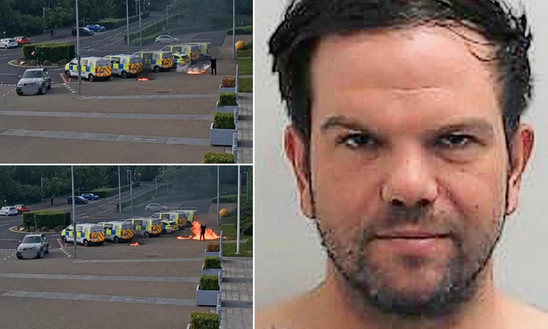 Former soldier tried to 'blow up' police station with petrol bombs made ...